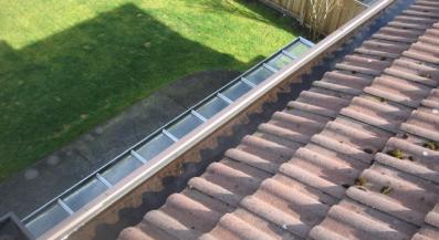 Rubber Gutter Fails - Crucial Roof Services