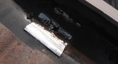 Rubber Gutter Fails - Crucial Roof Services
